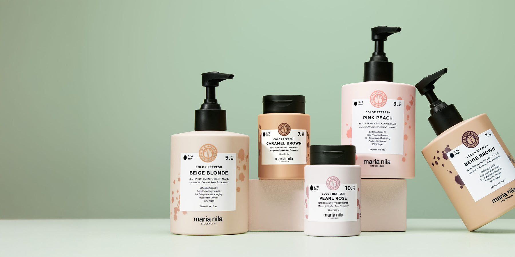 Maria Nila Color Refresh – hair masks with semi-permanent pigments